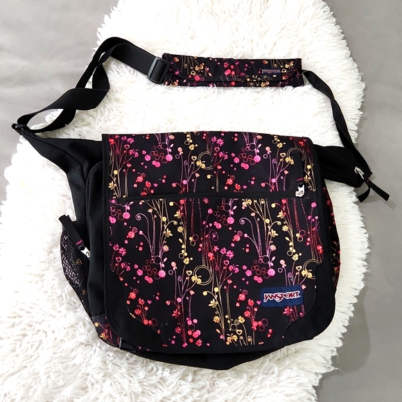 Jansport | Bags | Jansport Floral Messenger Xl Bag | Poshmark